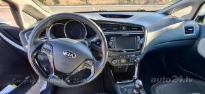 White Kia Ceed 2017 in Tallinn, with an engine capacity of 1.60 L and mileage of 108 thousand km for 7990 €, photo 9 on AUTOMOTO.COM.LV