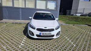 White Kia Ceed 2018 in Kaunas, with an engine capacity of 1.60 L and mileage of 149 thousand km for 9000 €, photo  on AUTOMOTO.COM.LV