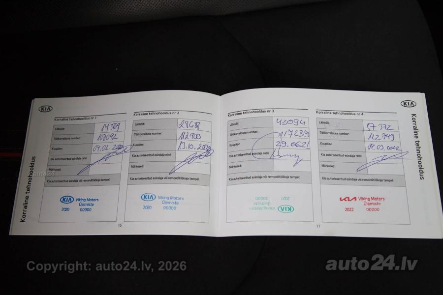 Белый Киа Сид 2019 в Таллин, объемом двигателя 1.60 л и пробегом 121 тыс. км за 17490 €, фото 30 на AUTOMOTO.COM.LV