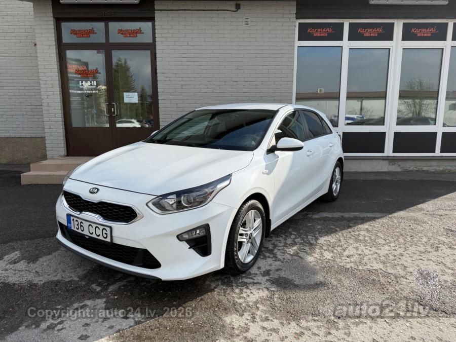 White Kia Ceed 2020 in Rapla, with an engine capacity of 1.40 L and mileage of 47 thousand km for 12790 €, photo 1 on AUTOMOTO.COM.LV