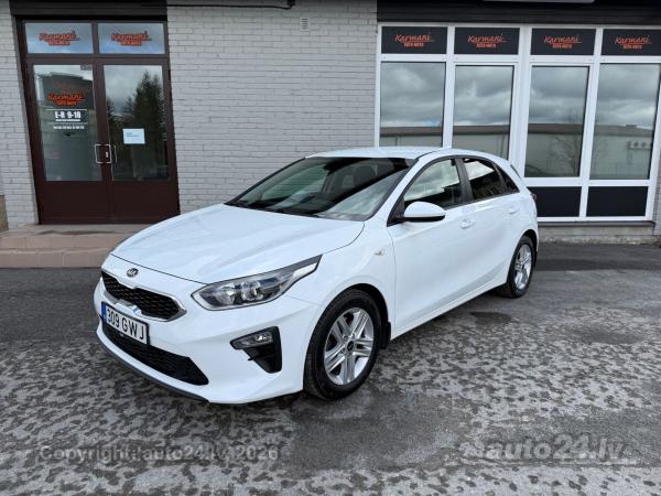 White Kia Ceed 2021 in Rapla, with an engine capacity of 1.50 L and mileage of 80 thousand km for 13990 €, photo 1 on AUTOMOTO.COM.LV