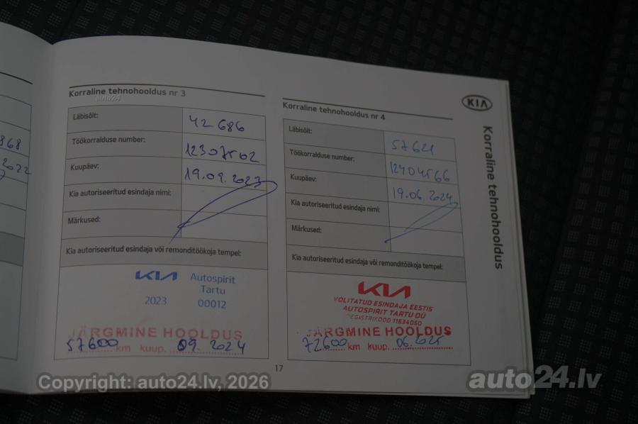 White Kia Ceed 2021 in Tallinn, with an engine capacity of 1.50 L and mileage of 98 thousand km for 14990 €, photo 15 on AUTOMOTO.COM.LV