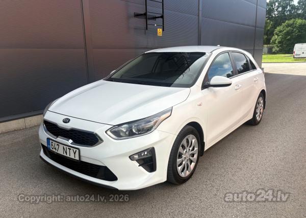 White Kia Ceed 2021 in Tallinn, with an engine capacity of 1.00 L and mileage of 21 thousand km for 6999 €, photo 1 on AUTOMOTO.COM.LV