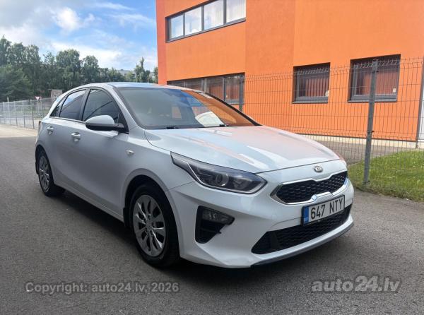 White Kia Ceed 2021 in Tallinn, with an engine capacity of 1.00 L and mileage of 21 thousand km for 6999 €, photo 2 on AUTOMOTO.COM.LV