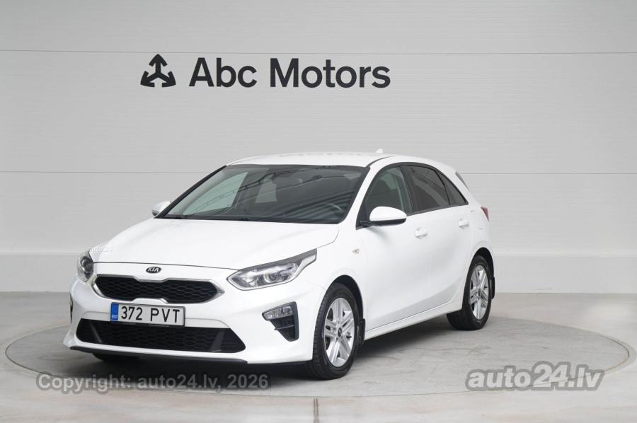 White Kia Ceed 2021 in Tallinn, with an engine capacity of 1.50 L and mileage of 107 thousand km for 14490 €, photo 1 on AUTOMOTO.COM.LV
