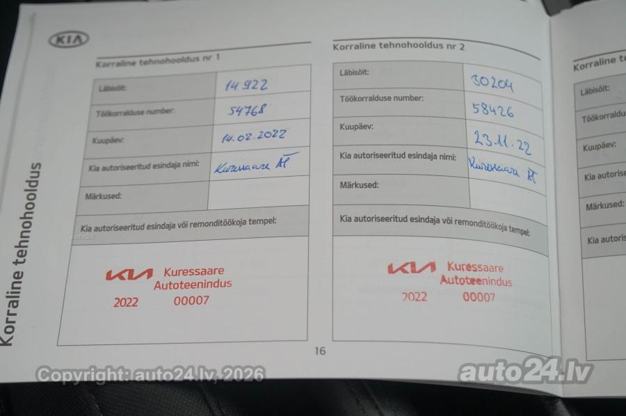 White Kia Ceed 2021 in Tallinn, with an engine capacity of 1.50 L and mileage of 107 thousand km for 14490 €, photo 15 on AUTOMOTO.COM.LV