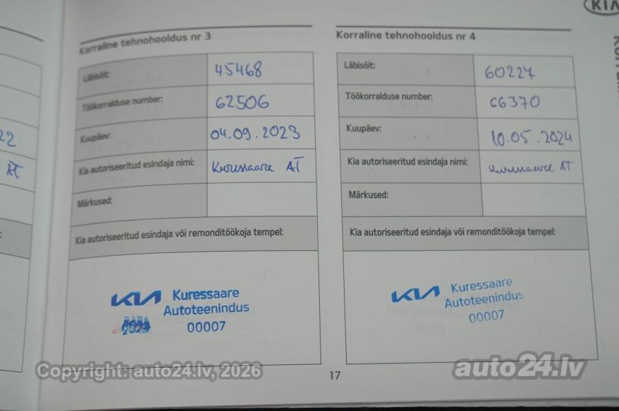 White Kia Ceed 2021 in Tallinn, with an engine capacity of 1.50 L and mileage of 107 thousand km for 14490 €, photo 16 on AUTOMOTO.COM.LV
