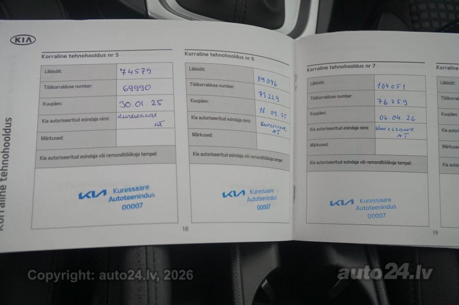 White Kia Ceed 2021 in Tallinn, with an engine capacity of 1.50 L and mileage of 107 thousand km for 14490 €, photo 17 on AUTOMOTO.COM.LV