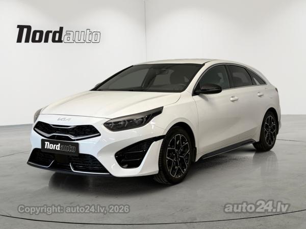 White Kia Ceed 2023 in Tallinn, with an engine capacity of 1.50 L and mileage of 58 thousand km for 22900 €, photo 1 on AUTOMOTO.COM.LV
