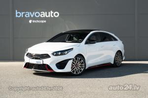 White Kia Ceed 2023 in Tartu, with an engine capacity of 1.60 L and mileage of 14 thousand km for 27900 €, photo  on AUTOMOTO.COM.LV
