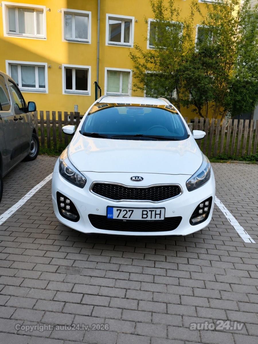 White Kia Ceed 2017 in Tallinn, with an engine capacity of 1.60 L and mileage of 125 thousand km for 6700 €, photo 1 on AUTOMOTO.COM.LV