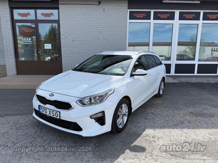 White Kia Ceed 2021 in Rapla, with an engine capacity of 1.50 L and mileage of 71 thousand km for 13990 €, photo 1 on AUTOMOTO.COM.LV