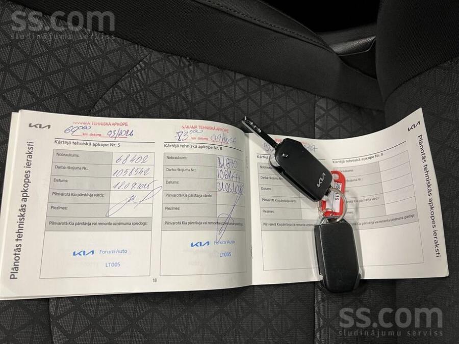 White Kia Ceed 2023 in Riga, with an engine capacity of 1.50 L and mileage of 92 thousand km for 14990 €, photo 25 on AUTOMOTO.COM.LV