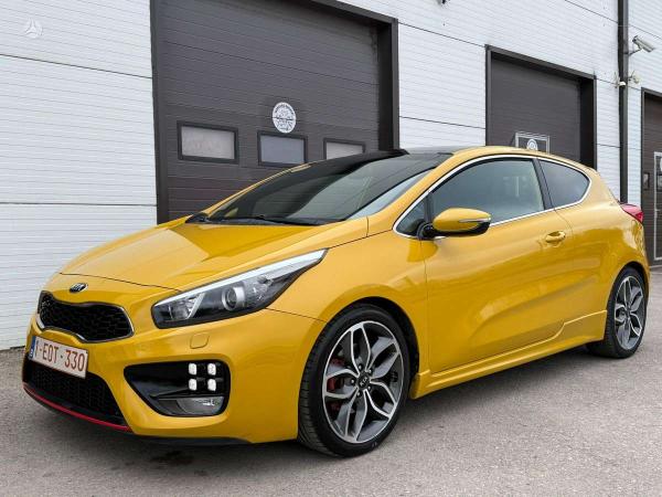 Yellow Kia Ceed 2016 in Utena, with an engine capacity of 1.59 L and mileage of 157 thousand km for 7300 €, photo 6 on AUTOMOTO.COM.LV