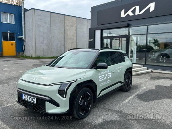 Kia EV3 2026 Rakvere, ar dzinēja tilpumu 0.00 L un nobraukumu 2 tūkst. km par 47990 €, foto 1 vietnē AUTOMOTO.COM.LV