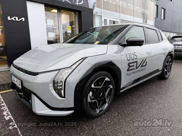 Pelēks Kia EV4 2025 Tallina, ar dzinēja tilpumu 0.00 L un nobraukumu 7 tūkst. km par 48590 €, foto 1 vietnē AUTOMOTO.COM.LV