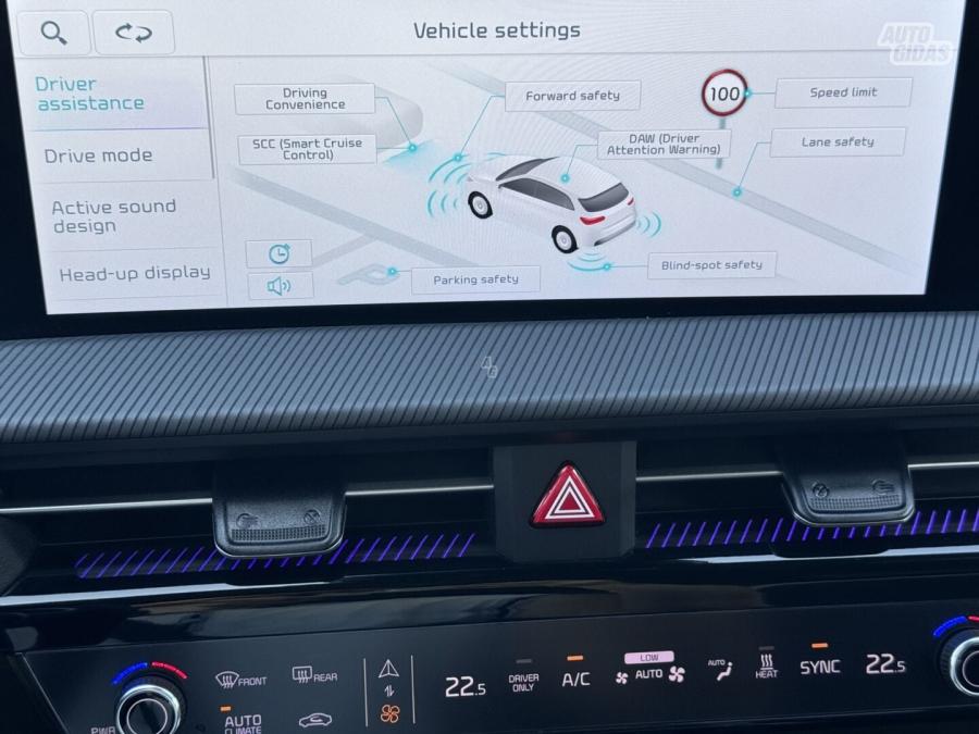 Черный Киа EV6 2023 в Авиженяй, объемом двигателя 0.00 л и пробегом 36 тыс. км за 35950 €, фото 23 на AUTOMOTO.COM.LV