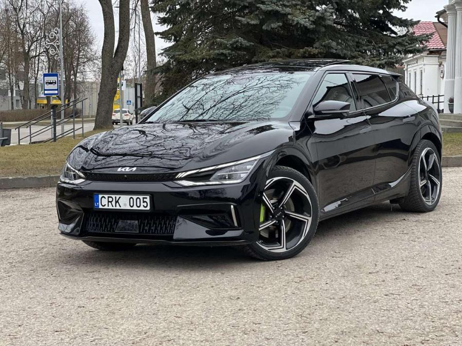 Melns Kia EV6 2024 Ukmergė, ar dzinēja tilpumu 0.00 L un nobraukumu 3 tūkst. km par 37500 €, foto 9 vietnē AUTOMOTO.COM.LV