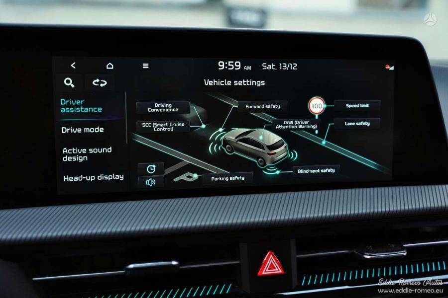 Черный Киа EV6 2024 в Вильнюс, объемом двигателя 0.00 л и пробегом 6 тыс. км за 36999 €, фото 27 на AUTOMOTO.COM.LV