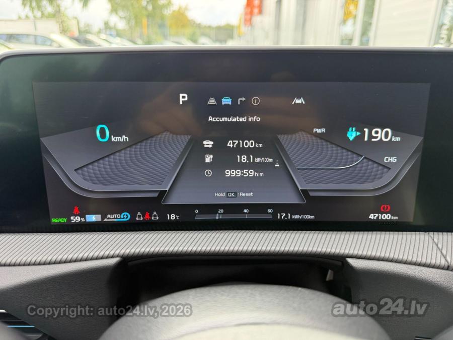 Melns Kia EV6 2023 Tallina, ar dzinēja tilpumu 0.00 L un nobraukumu 47 tūkst. km par 36990 €, foto 12 vietnē AUTOMOTO.COM.LV