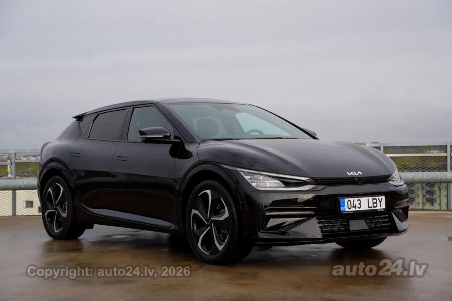 Melns Kia EV6 2024 Tallina, ar dzinēja tilpumu 0.00 L un nobraukumu 12 tūkst. km par 44900 €, foto 6 vietnē AUTOMOTO.COM.LV