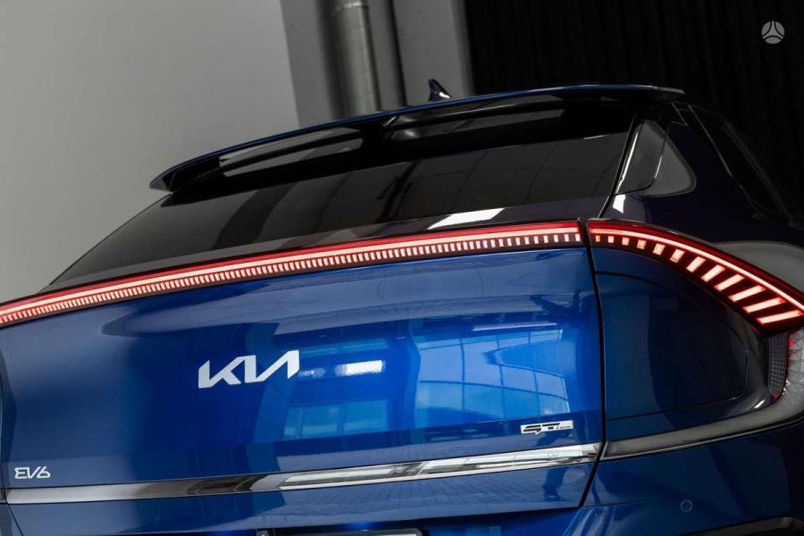Синий Киа EV6 2022 в Вильнюс, объемом двигателя 0.00 л и пробегом 119 тыс. км за 31990 €, фото 24 на AUTOMOTO.COM.LV