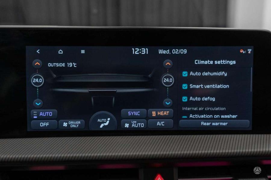 Синий Киа EV6 2022 в Вильнюс, объемом двигателя 0.00 л и пробегом 119 тыс. км за 31990 €, фото 30 на AUTOMOTO.COM.LV