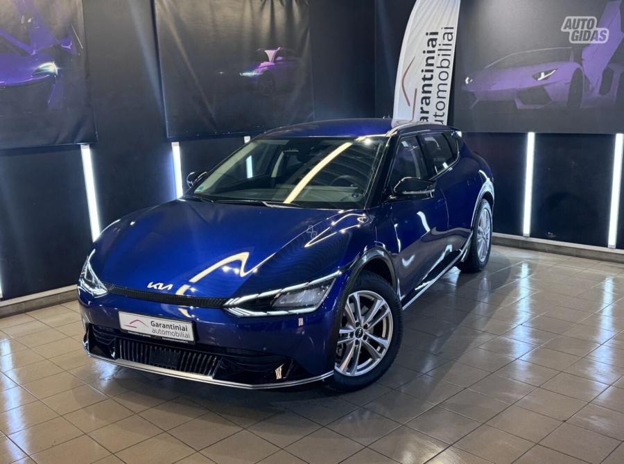 Zils Kia EV6 2023 Avižieniai, ar dzinēja tilpumu 0.00 L un nobraukumu 12 tūkst. km par 24500 €, foto 1 vietnē AUTOMOTO.COM.LV