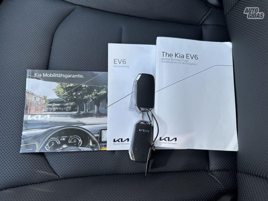 Zils Kia EV6 2023 Avižieniai, ar dzinēja tilpumu 0.00 L un nobraukumu 12 tūkst. km par 24500 €, foto 29 vietnē AUTOMOTO.COM.LV