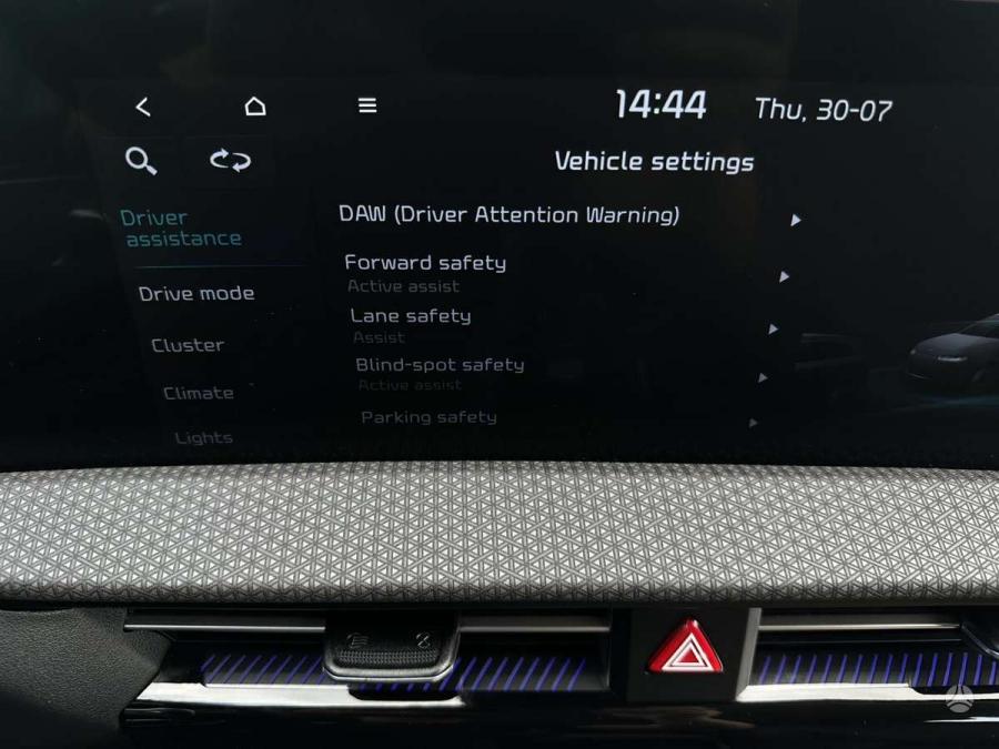 Синий Киа EV6 2023 в Вильнюс, объемом двигателя 0.00 л и пробегом 12 тыс. км за 24500 €, фото 16 на AUTOMOTO.COM.LV