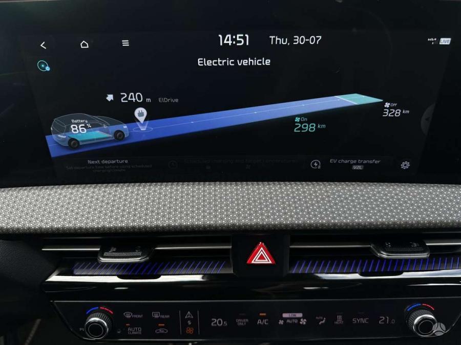 Синий Киа EV6 2023 в Вильнюс, объемом двигателя 0.00 л и пробегом 12 тыс. км за 24500 €, фото 21 на AUTOMOTO.COM.LV