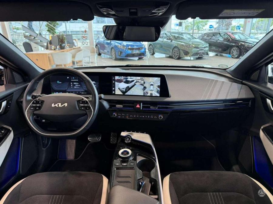 Синий Киа EV6 2021 в Вильнюс, объемом двигателя 0.00 л и пробегом 62 тыс. км за 34900 €, фото 6 на AUTOMOTO.COM.LV