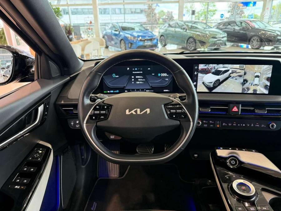 Синий Киа EV6 2021 в Вильнюс, объемом двигателя 0.00 л и пробегом 62 тыс. км за 34900 €, фото 20 на AUTOMOTO.COM.LV