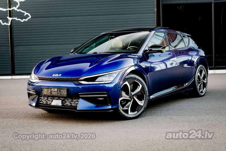 Синий Киа EV6 2022 в Пярну, объемом двигателя 0.00 л и пробегом 125 тыс. км за 33900 €, фото 1 на AUTOMOTO.COM.LV