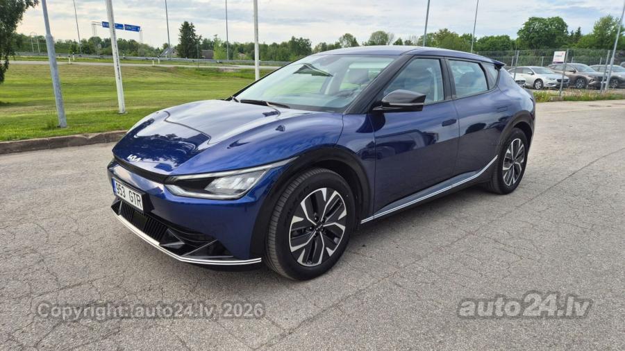 Zils Kia EV6 2023 Tallina, ar dzinēja tilpumu 0.00 L un nobraukumu 59 tūkst. km par 39900 €, foto 1 vietnē AUTOMOTO.COM.LV