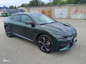 Green Kia EV6 2022 in Kaunas, with an engine capacity of 0.00 L and mileage of 55 thousand km for 23500 €, photo 4 on AUTOMOTO.COM.LV