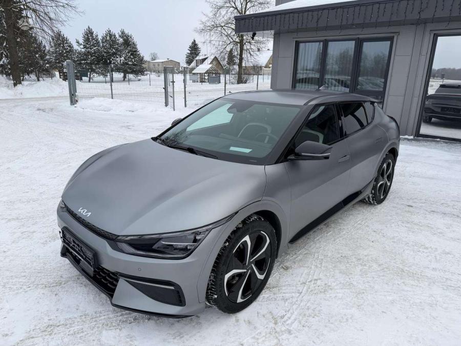 Pelēks Kia EV6 2023 Šauļi, ar dzinēja tilpumu 0.00 L un nobraukumu 63 tūkst. km par 34990 €, foto 6 vietnē AUTOMOTO.COM.LV