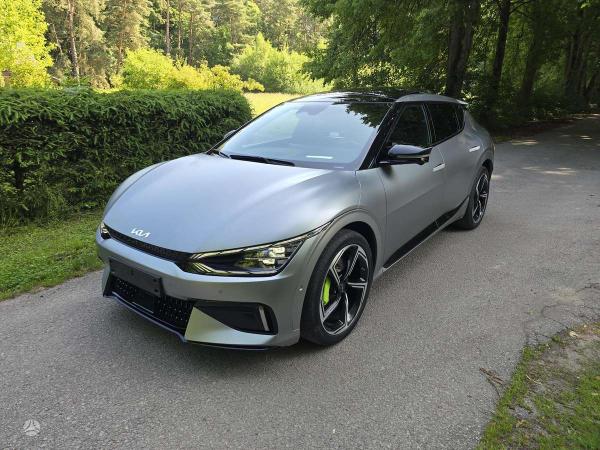 Pelēks Kia EV6 2024 Birštonas, ar dzinēja tilpumu 0.00 L un nobraukumu 28 tūkst. km par 33500 €, foto 1 vietnē AUTOMOTO.COM.LV