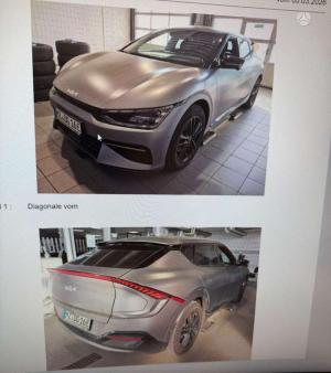 Pelēks Kia EV6 2025 Prienai, ar dzinēja tilpumu 0.00 L un nobraukumu 25 tūkst. km par 28900 €, foto  vietnē AUTOMOTO.COM.LV