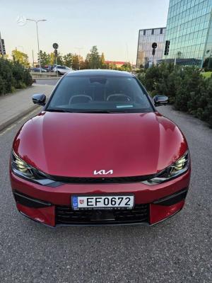 Red Kia EV6 2022 in Vilnius, with an engine capacity of 0.00 L and mileage of 44 thousand km for 31999 €, photo 9 on AUTOMOTO.COM.LV
