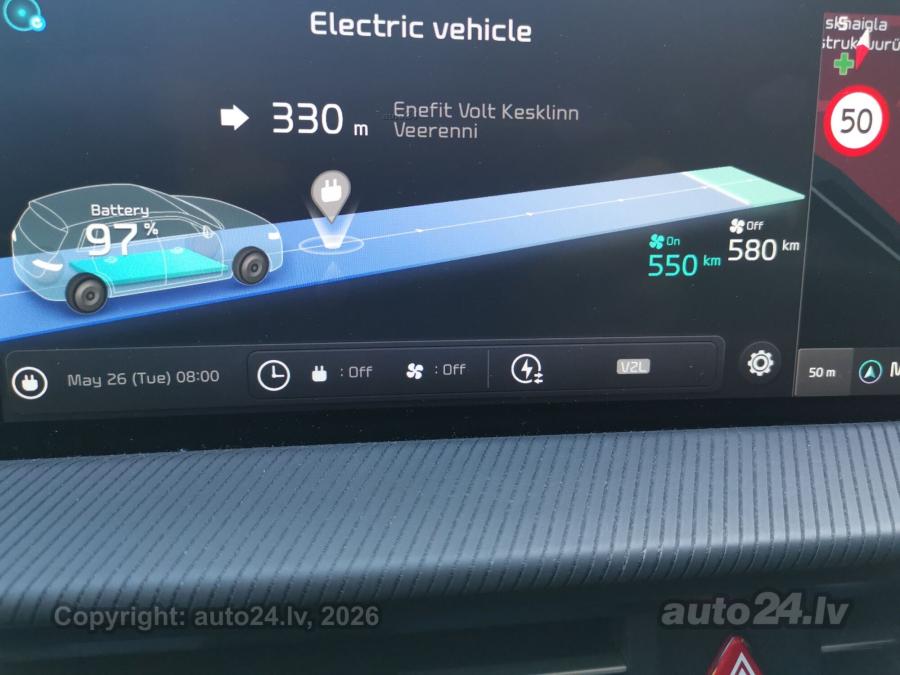 Белый Киа EV6 2022 в Таллин, объемом двигателя 0.00 л и пробегом 71 тыс. км за 36500 €, фото 22 на AUTOMOTO.COM.LV