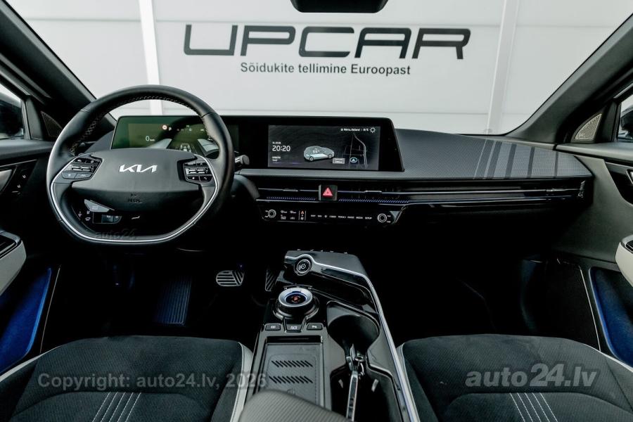 White Kia EV6 2022 in Parnu, with an engine capacity of 0.00 L and mileage of 82 thousand km for 34900 €, photo 13 on AUTOMOTO.COM.LV