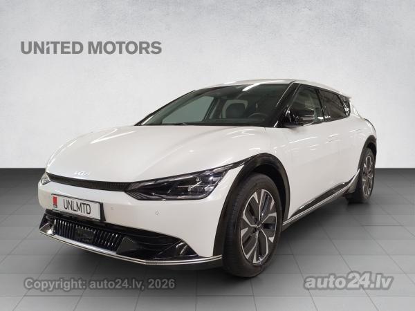 Белый Киа EV6 2024 в Таллин, объемом двигателя 0.00 л и пробегом 61 тыс. км за 41990 €, фото 1 на AUTOMOTO.COM.LV