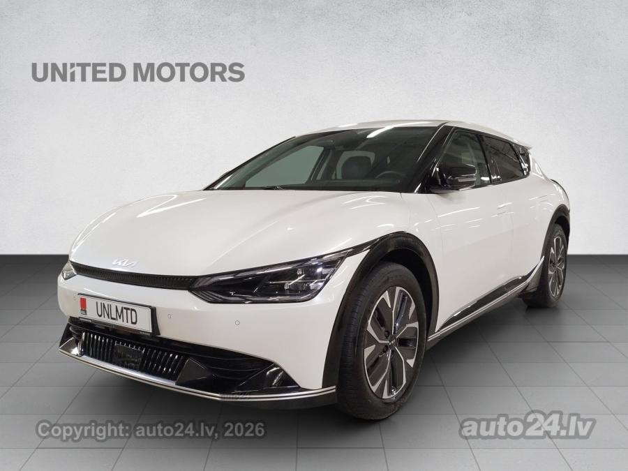 Balts Kia EV6 2024 Tallina, ar dzinēja tilpumu 0.00 L un nobraukumu 61 tūkst. km par 41990 €, foto 1 vietnē AUTOMOTO.COM.LV