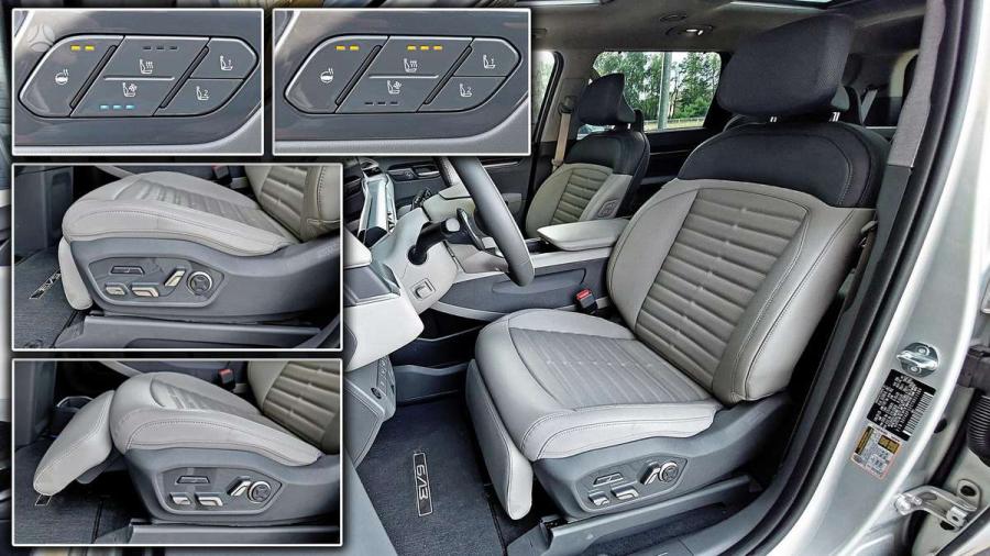 Pelēks Kia EV9 2026 Viļņa, ar dzinēja tilpumu 0.00 L un nobraukumu 1 tūkst. km par 69900 €, foto 35 vietnē AUTOMOTO.COM.LV