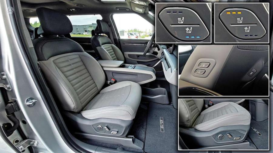 Pelēks Kia EV9 2026 Viļņa, ar dzinēja tilpumu 0.00 L un nobraukumu 1 tūkst. km par 69900 €, foto 36 vietnē AUTOMOTO.COM.LV