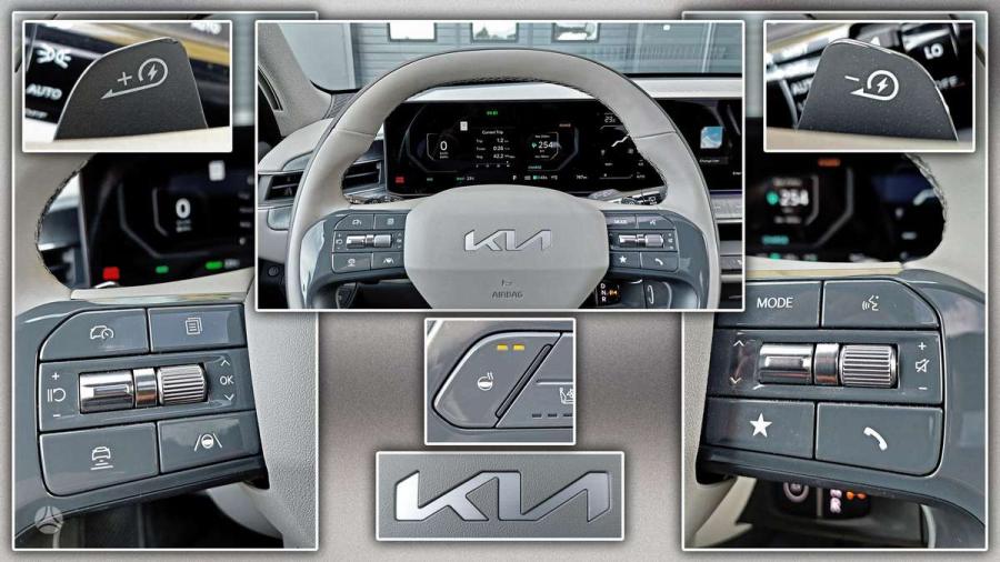 Pelēks Kia EV9 2026 Viļņa, ar dzinēja tilpumu 0.00 L un nobraukumu 1 tūkst. km par 69900 €, foto 39 vietnē AUTOMOTO.COM.LV