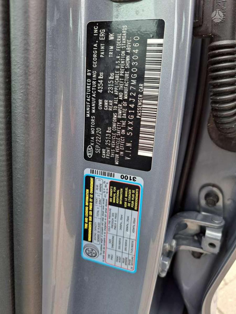 Серый Киа K5 2021 в Каунас, объемом двигателя 1.60 л и пробегом 92 тыс. км за 14999 €, фото 16 на AUTOMOTO.COM.LV