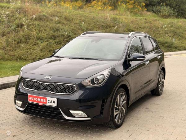 Melns Kia Niro 2017 Viļņa, ar dzinēja tilpumu 1.59 L un nobraukumu 122 tūkst. km par 12950 €, foto 1 vietnē AUTOMOTO.COM.LV