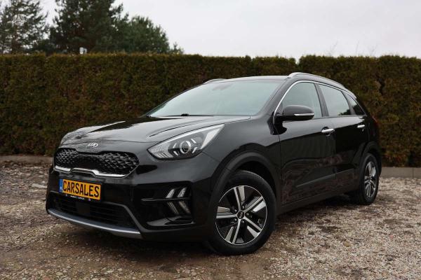 Black Kia Niro 2020 in Alytus, with an engine capacity of 1.60 L and mileage of 179 thousand km for 13200 €, photo 1 on AUTOMOTO.COM.LV